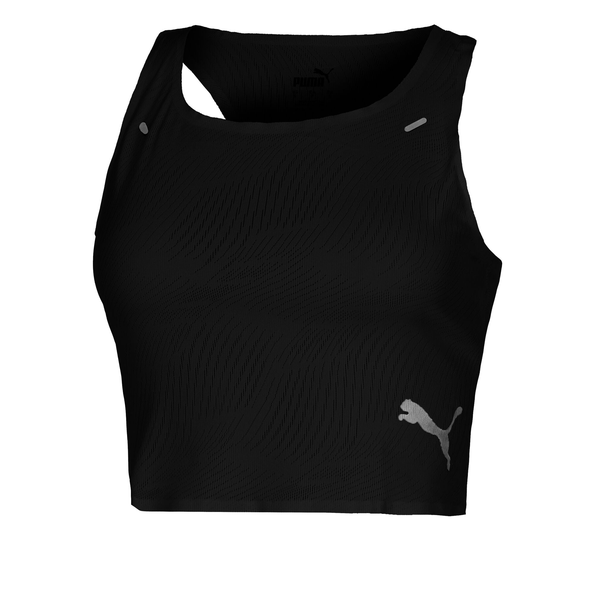 Buy Puma Run Ultraspun Crop Tank Top Women Black online | Running Point COM