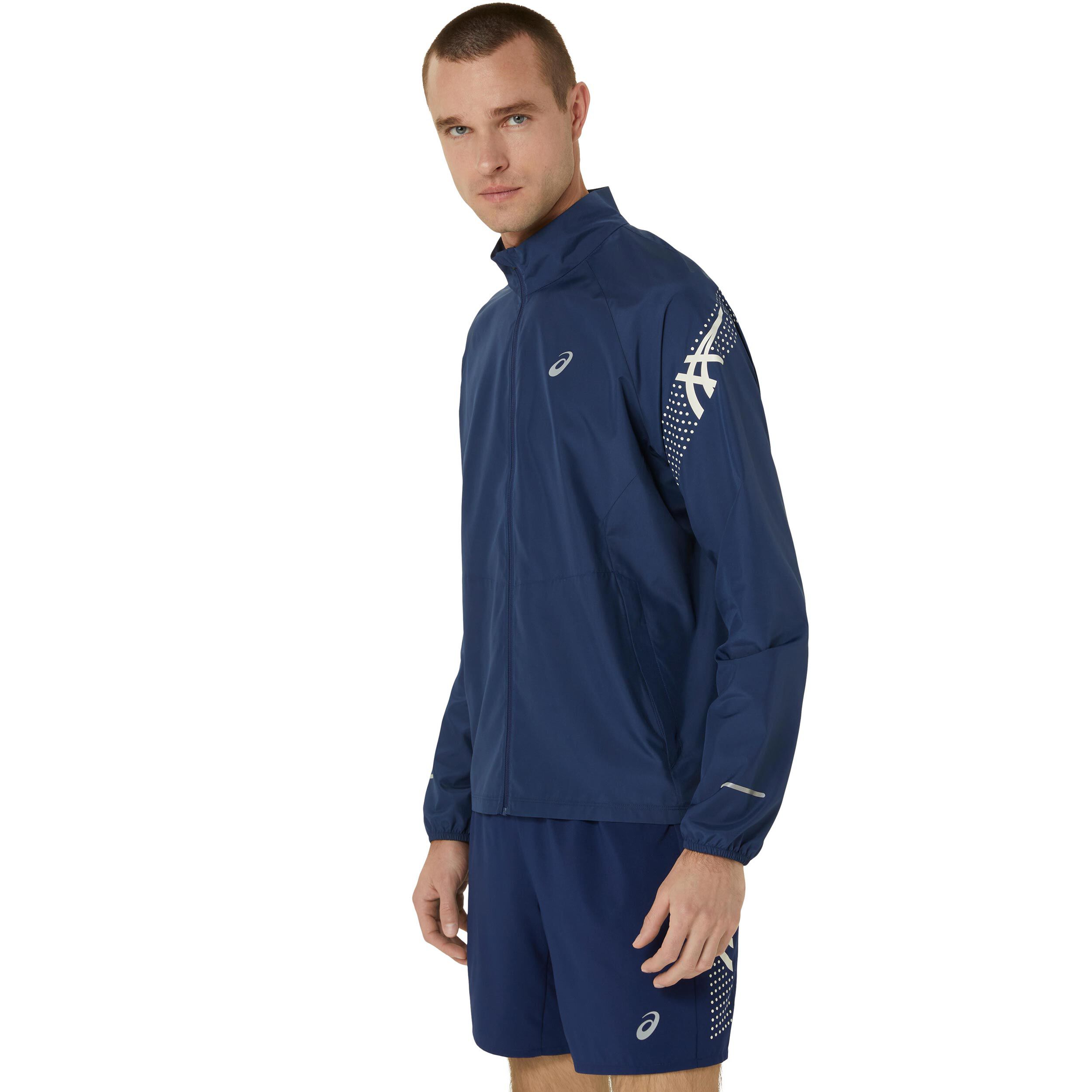 Buy ASICS Icon Running Jacket Men Dark Blue online | Running Buy ASICS Icon Running Jacket Men Dark Blue online | Running